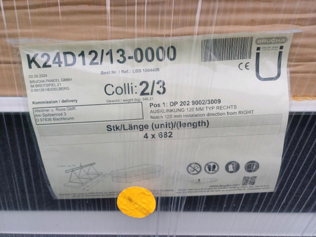 Sandwich Paneele Dach Brucha Paneel PIR+Dach DP 202 | Zimmerer-Treffpunkt