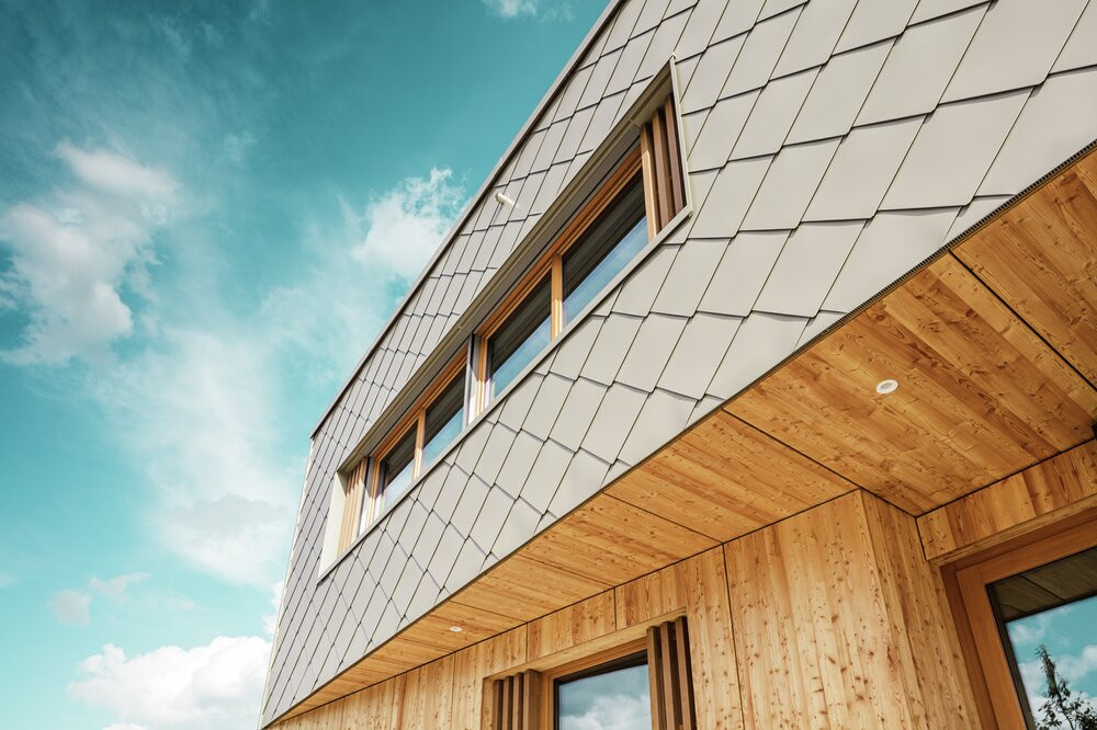Kindertagesstätte Alzenau – Holzrahmenbau mit PREFA Wandrauten ...